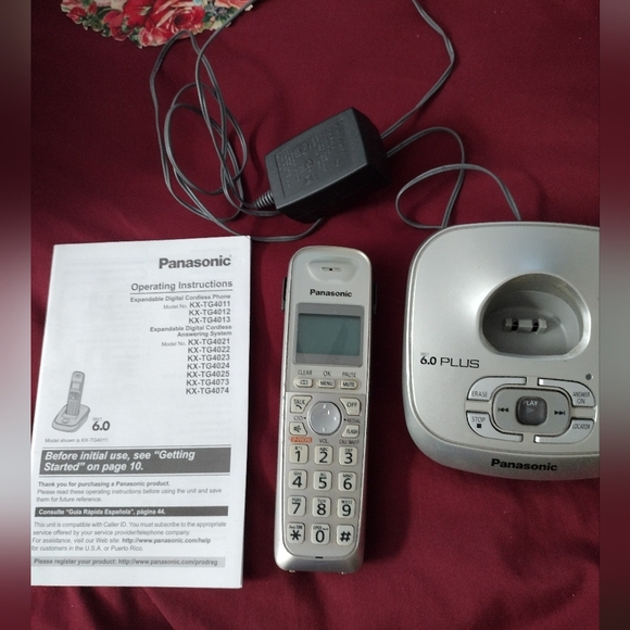 Panasonic | Cell Phones & Accessories | Panasonic Kxtg42 Dect 60 Plus ...